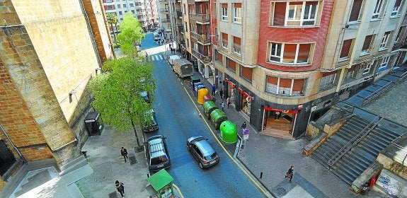 Nueva calle de coexistencia peatonal para Eibarko Bizikleta Plaza hasta ...